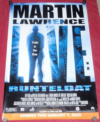 Runteldat Movie Poster 27x40 S/S Martin Lawrence Live Standup Comedy ...