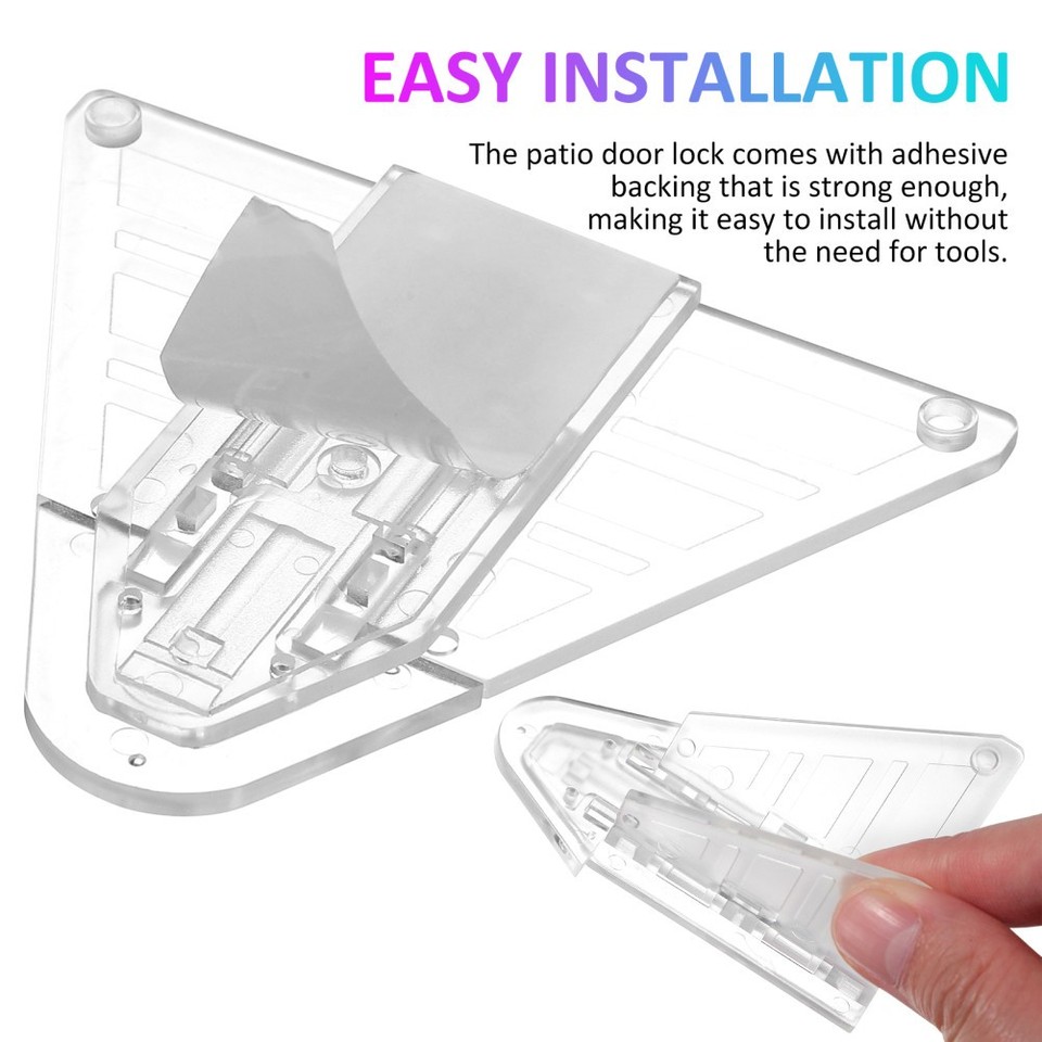 6 Pcs Sliding Window Lock Screen Door Child Safety Locks for Doors ...