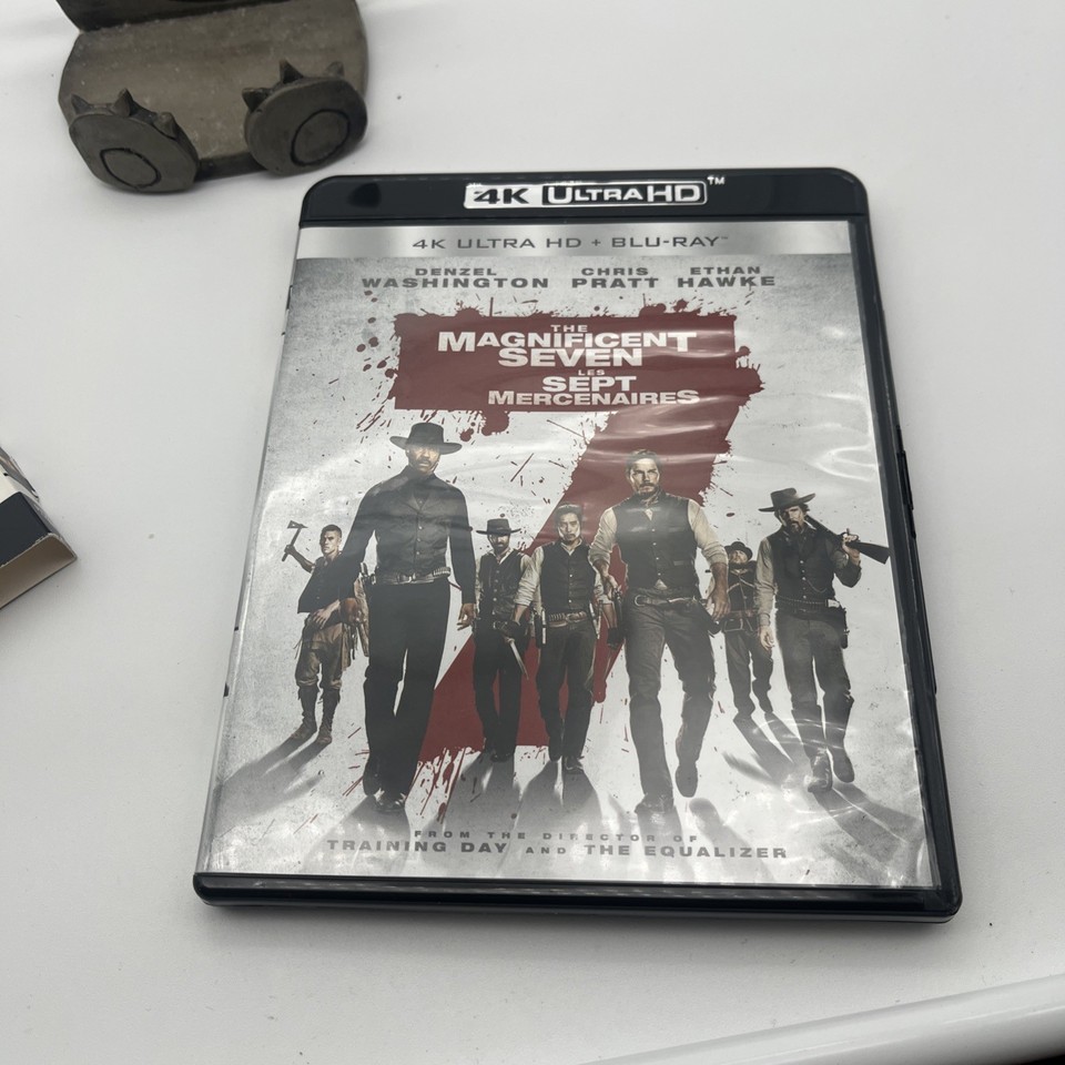 The Magnificent Seven 7 (4K Ultra HD/Blu-ray, 2016) With Slipcover ...