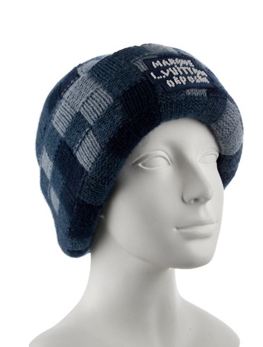 LOUIS VUITTON M7407A 24SS Damier Beanie Damoflage Knit Hat Pharrell ...