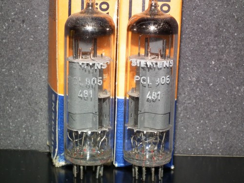 Matched Pair (Two tubes) PCL805 Siemens Triode Pentode Tube NOS NIB | eBay