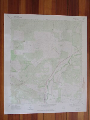 Mertzon Texas 1974 Original Vintage USGS Topo Map | eBay