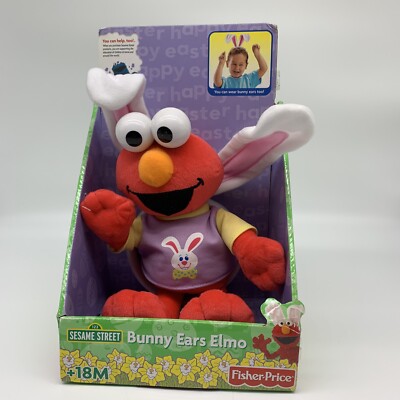 2005 Fisher Price Sesame Street Bunny Ears Elmo New In Box A | eBay