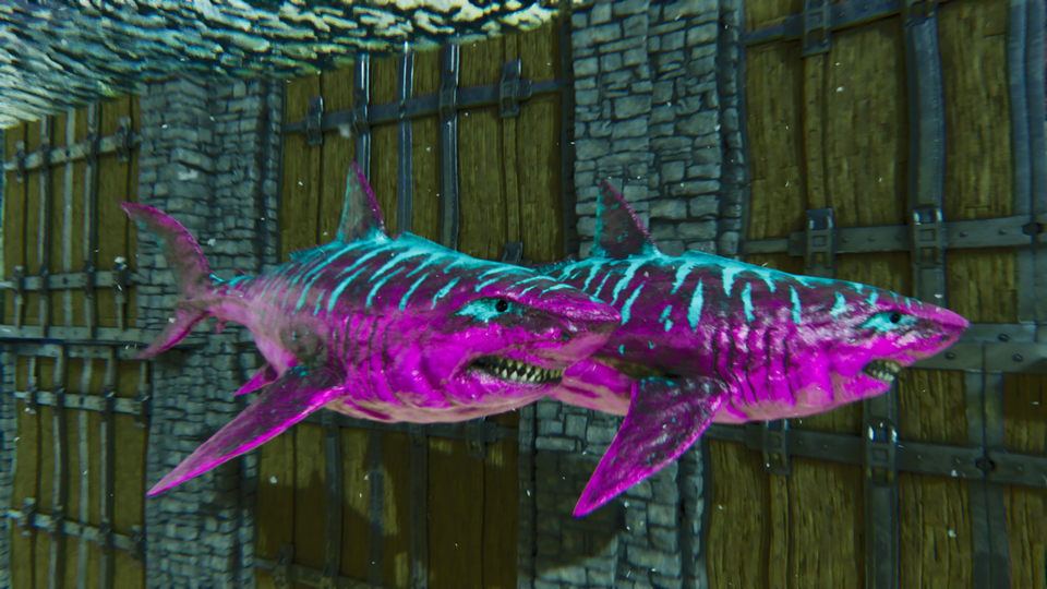ARK Survival Ascended High Stats Galaxy Megalodon PC/XBOX/PS5 ASA Shark ...