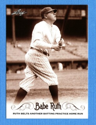 2016 Leaf Babe Ruth Collection #76 Babe Ruth New York Yankees | eBay