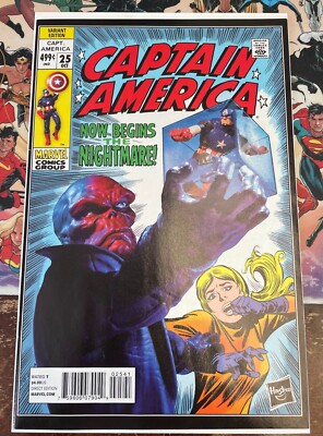 Captain America #25 Hasbro Variant 1st Sam Wilson as Cap Marvel Comics ...