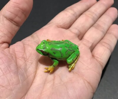 Kaiyodo ChocoQ Japanese Green Tree Frog Mini Figure Special Color ...