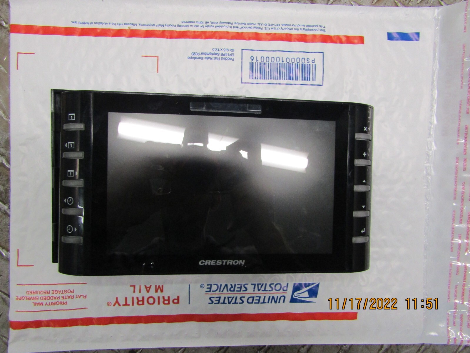 Crestron TSW-730-B-S 7" Touch Screen Control Panel with Backing Plate ...