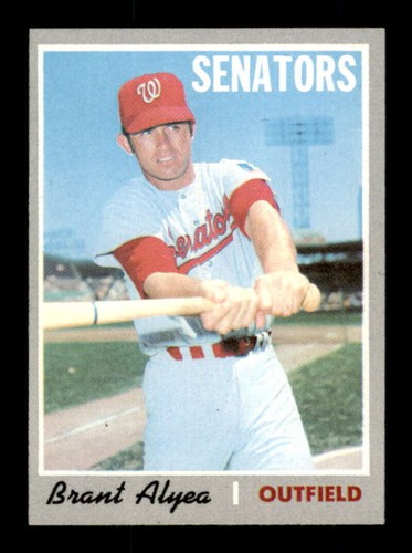 1970 Topps #303 Brant Alyea EX+ Senators Cartoon on back Missing ...