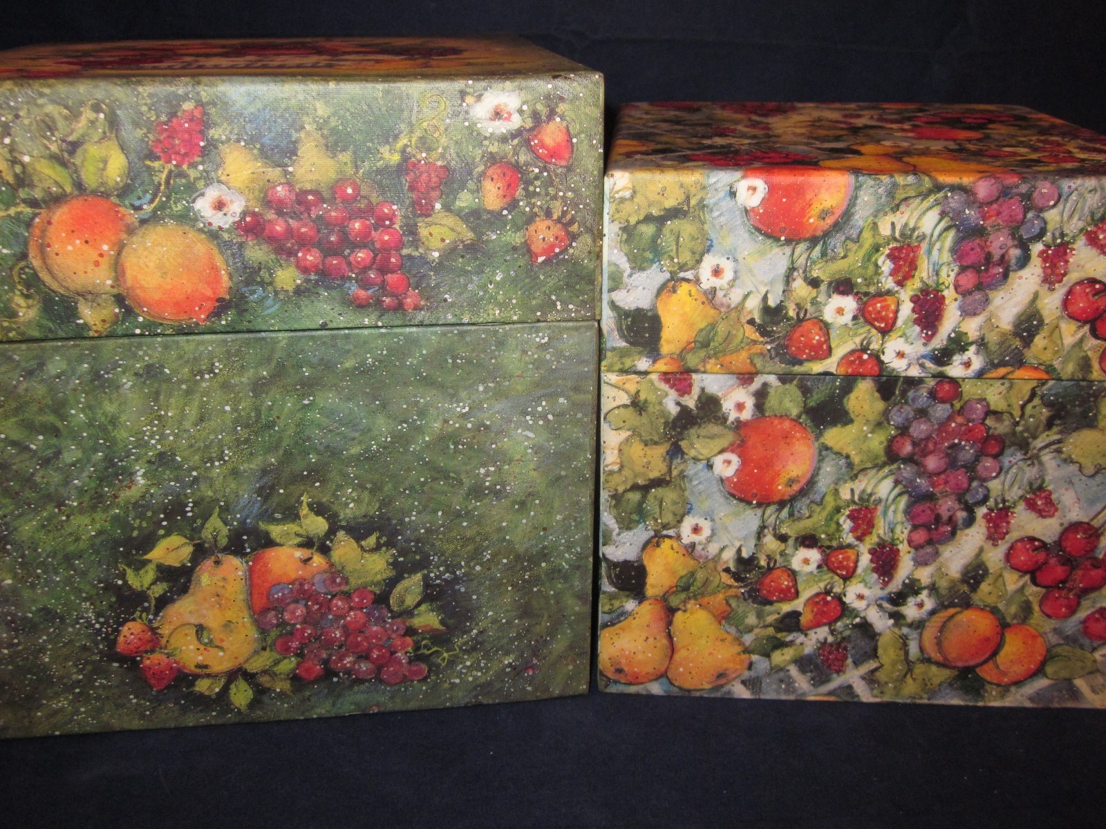 Bob's Boxes SUNKIST Susan A Winget Gift Box Set of 7 Nested EXCELLENT ...