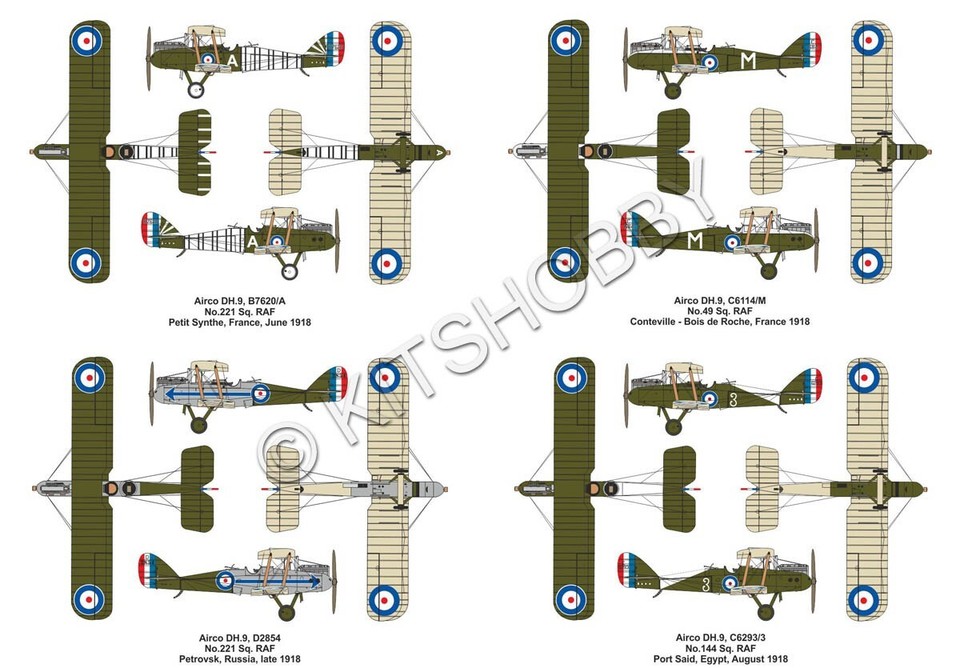 Valom Models 1/144 Airco DH.9 Dual Combo Kit | eBay