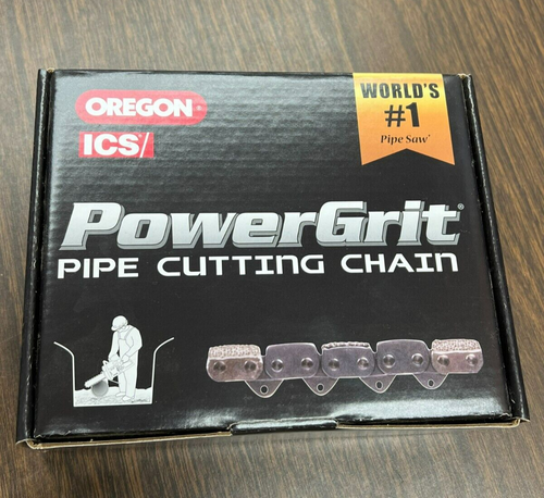 ICS 537765 PowerGrit Utility Pipe Cutting Chainsaw Chain 20" | eBay