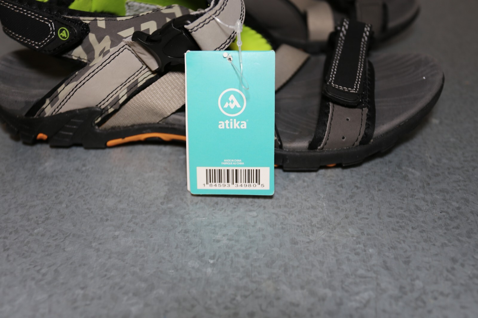 ATIKA Men's Outdoor Hiking Sandals, Open Toe Arch Support Strap Size 10 ...