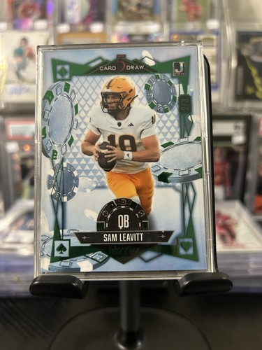 SAM LEAVITT 2024 WILD CARD 5 CARD DRAW GREEN PRC #2/3 SUN DEVILS QQ | eBay