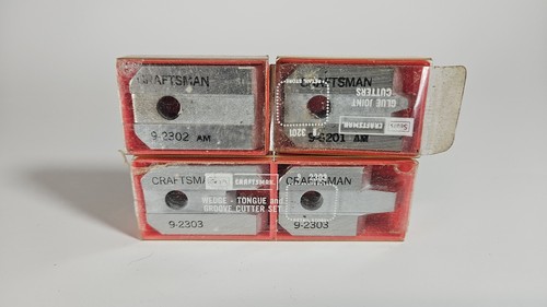 Craftsman Molding Cutter Blade Set Wedge Tongue and Groove, Glue Joint ...
