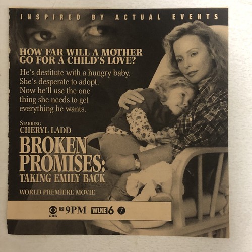 Broken Promises Movie Print Ad Cheryl Ladd Tpa5 | eBay