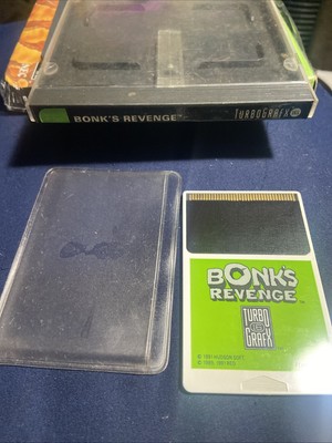 Bonk's Revenge (TurboGrafx-16, 1991) TG16 Authentic HuCard In Sleeve | eBay