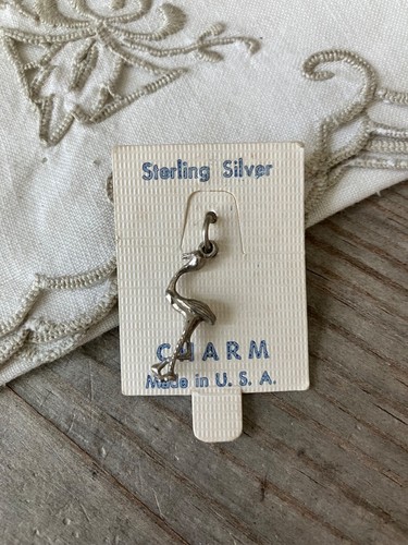 Emu Crane Bird Pin Charm 925 Sterling Silver Vintage 3D | eBay