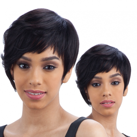 Saga Brazilian Remy Bob Outre 100% Human Hair Premium Duby Wig