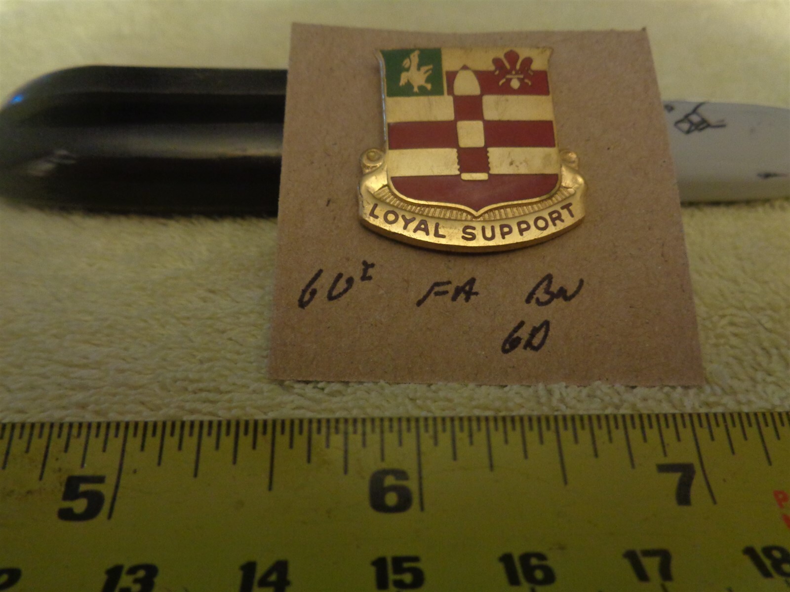 60th Field Artillery Battalion 6D Unit Crest, DI, DUI (DRAW#112) | eBay
