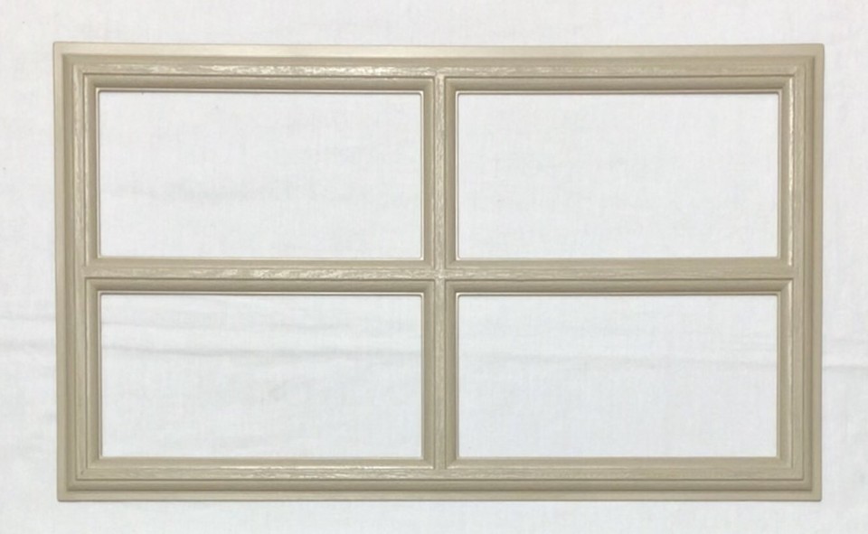 Wicker Tan Amarr Garage Door Window Kit Short Panel Frame Insert Glass ...