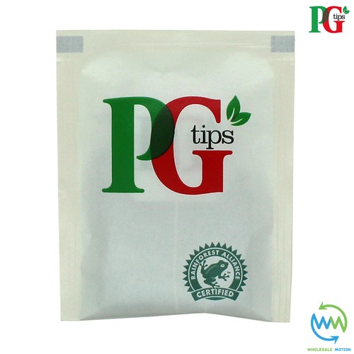 PG TIPS Tea Bags SACHETS Individual ENVELOPED Tagged Bag 100% BLACK ...