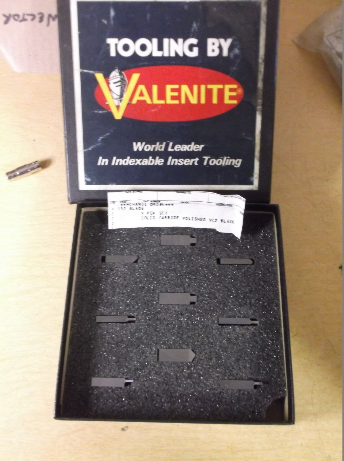 NEW Valenite Carbide Polished VC2 Blades, 9-Piece Set *FREE SHIPPING ...