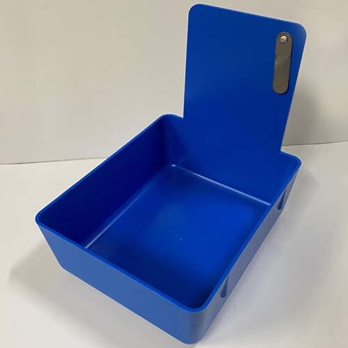 Royal Blue Dental Lab Pan w/ Stainless Steel Clip 12pk 7" x 5¾" x 2½ ...