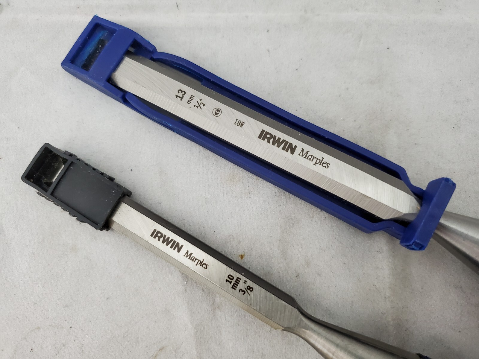 Irwin Marples Chisels, Set of 2, 13mm & 10mm, Blue Handles, Ships Free ...