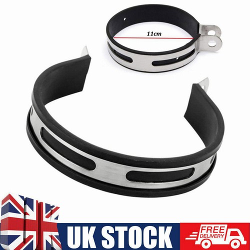 Motorcycle Exhaust Muffler Silencer Hanger Fix Ring Clamp Strap Mount ...