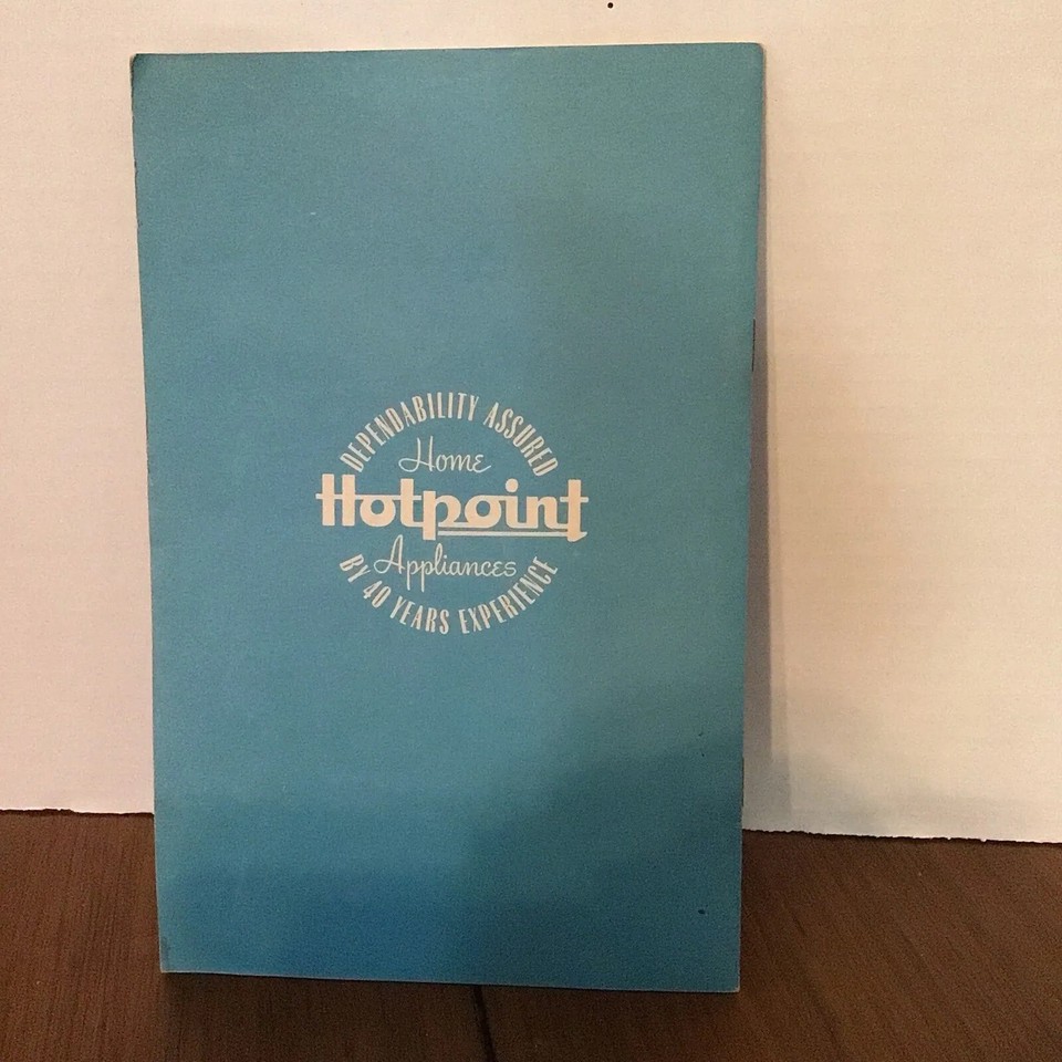 Hotpoint Electric Appliances Our First 40 Years Brochure | eBay