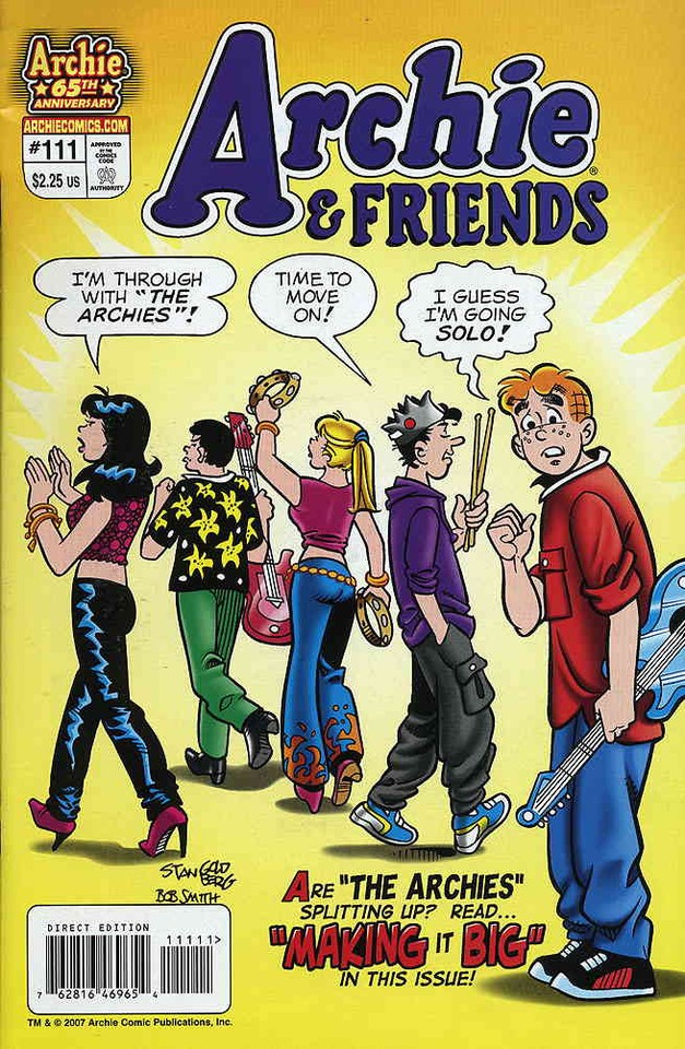 Archie and Friends #111 VF/NM; Archie | Archies Band Cover - we combine ...