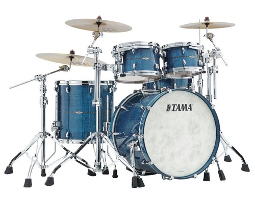 Tama Star Maple Shell Kit - TM42RZSS-ROLC Ocean Blue Curly Maple | eBay