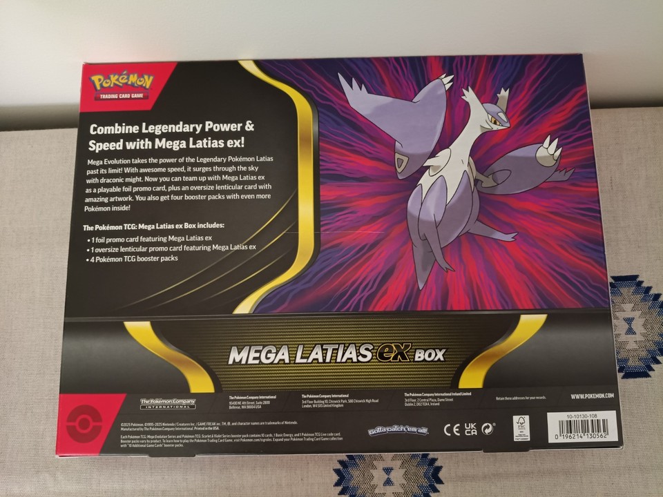 POKEMON - MEGA LATIAS EX BOX - MEGA EVOLUTION & DESTINED RIVALS - NEW ...
