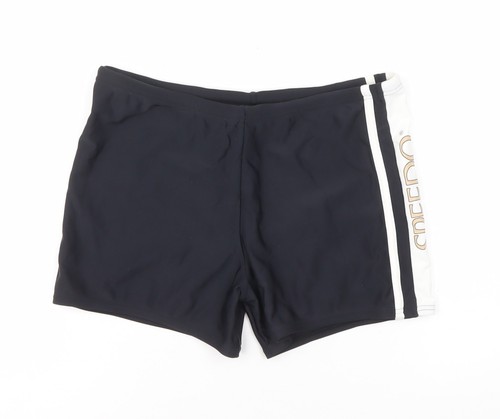 Speedo Men's Black Square Leg Swim Trunks, Size 34 | eBay