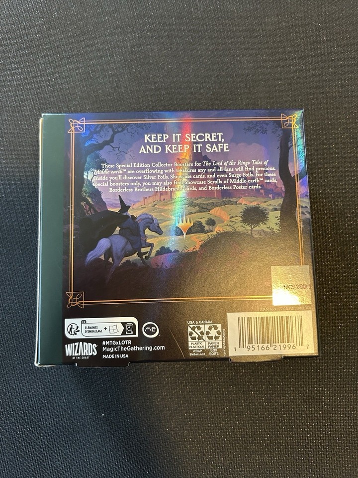 MTG LOTR EMPTY Lord of the Rings Special Edition Collector Booster Box ...