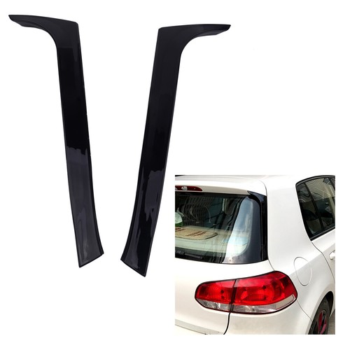Rear Window Pillar Spoiler Splitter Side Wing Cover Trim Fit For VW ...