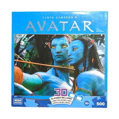 Avatar 2010 Mega Puzzles 3D Jigsaw Puzzle 500 Pieces Complete - Good ...