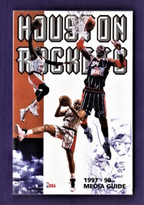 HOUSTON ROCKETS 1997-98 NBA MEDIA GUIDE | eBay