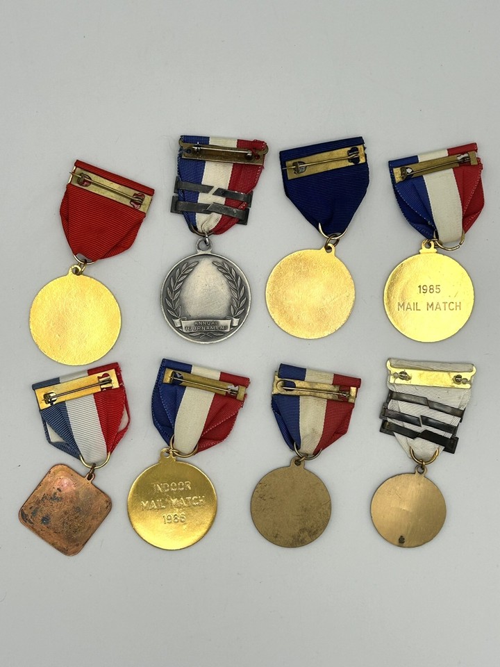 Lot of 8 Archery Medal Lapel Pins National Field Archery Association ...