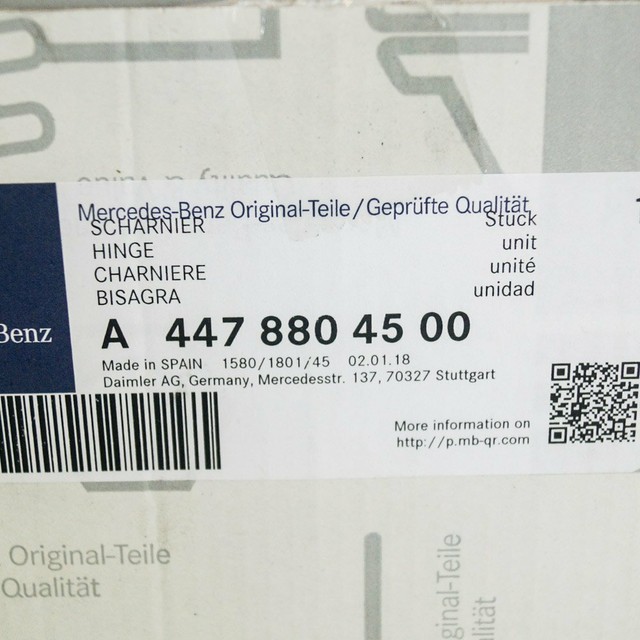 MERCEDES VITO W447 Bonnet Hinge Left and Right A4478804500 for sale ...