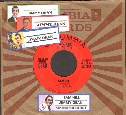 Dean, Jimmy - Sam Hill Columbia 43159 Vinyl 45 rpm Record | eBay
