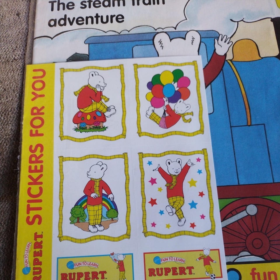 ISSUE 22- Rupert The Bear Fun To Learn magazine with free gift SEALED ...