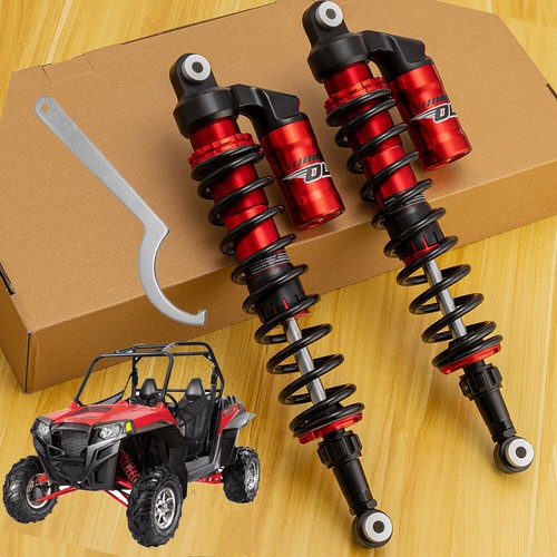 PAIR STAGE 3 ADJUSTABLE FRONT AIR SHOCKS ABSORBER FOR POLARIS RANGER ...