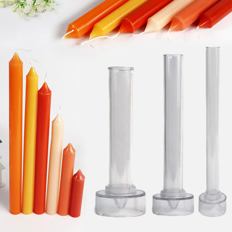 Candle Mold Thin Long Rod Shape Acrylic Candle Making DIY Mould ...