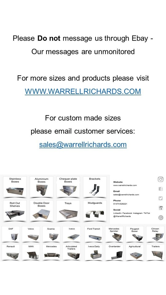 REAR MOUNT STORAGE CARAVAN REAR MOUNT TOOL BOX MOTORHOME BACK BOX CARRY ...