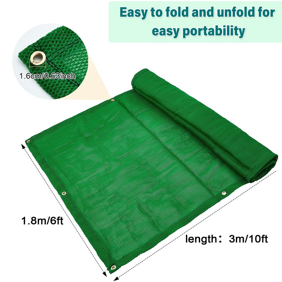 Archery Backstop - Heavy Duty Archery Net (Green, 6 x 10 ft) | eBay