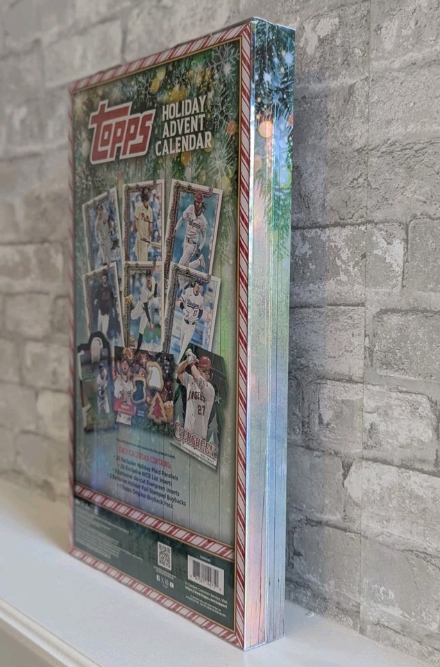 Topps Baseball Holiday Advent Calendar 2025 - Perfect for Christmas ...