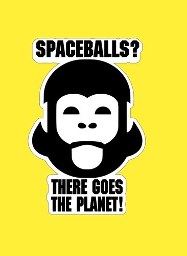 Spaceballs, Planet Of The Apes Custom Vinyl Sticker, Barf, Lonestar 4x6 Inch! | eBay