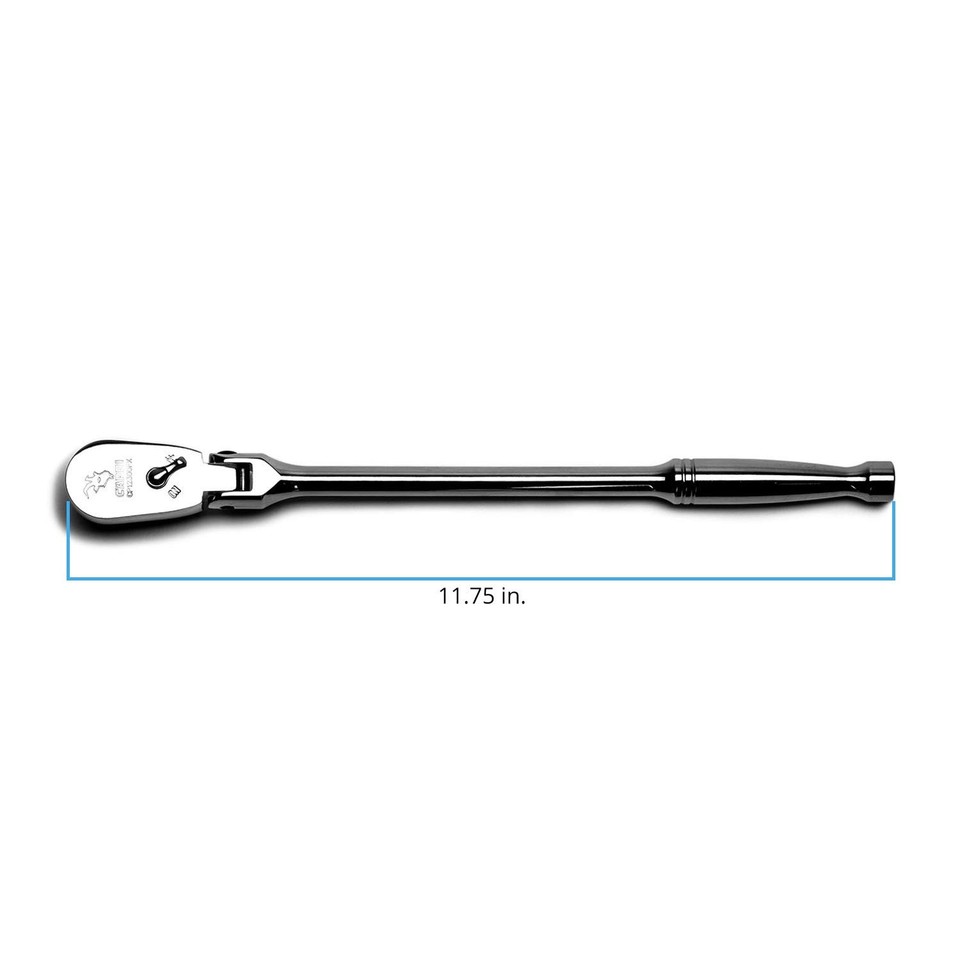 3/8-Inch Drive Low Profile Flex-Head Ratchet, True 72-Tooth, 5-Degree ...